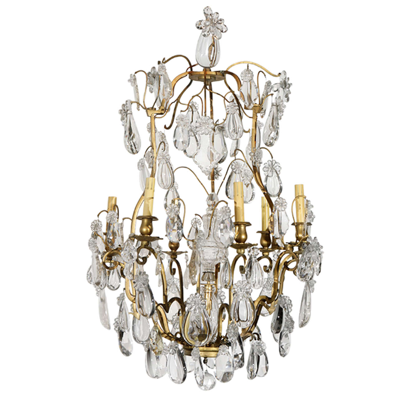 French Crystal Chandelier For Sale at 1stDibs