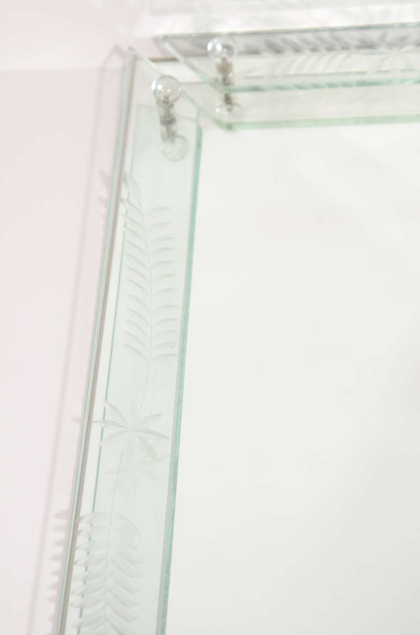 Art Deco Mirrored and Etched Glass Large Vanity Tray at 1stDibs | art ...