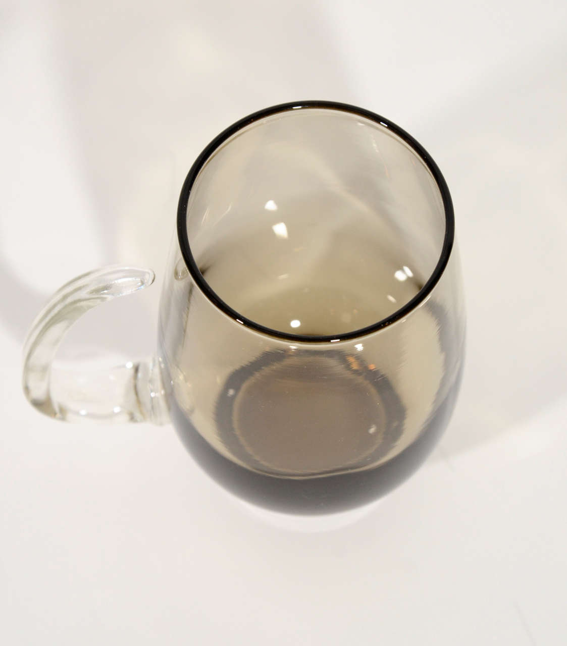 Set of Six Mid-Century Modern Smoked Glass Mugs at 1stDibs | mid ...
