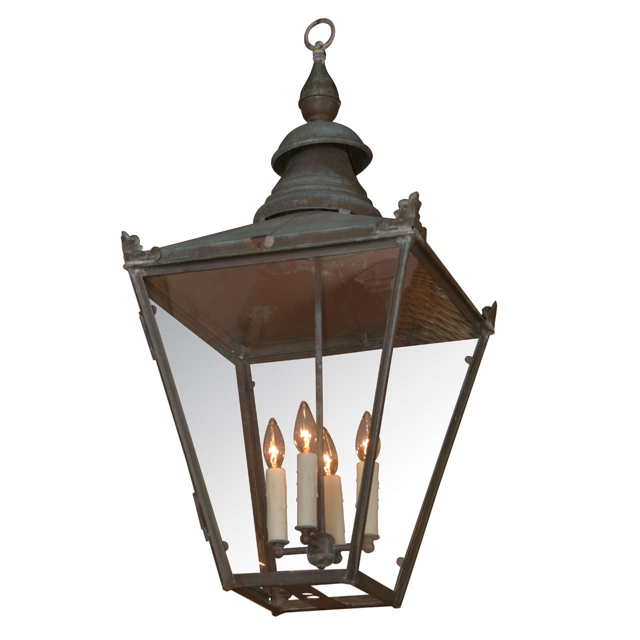 19th c. English Copper Lantern at 1stDibs