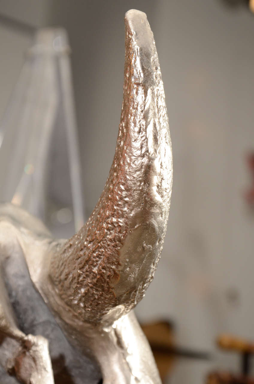 Cast Bison Skull Sculpture at 1stDibs