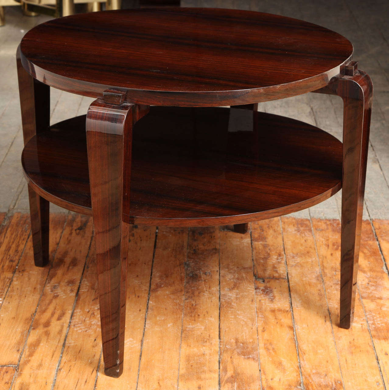 Art Deco Round Side Table For Sale at 1stDibs