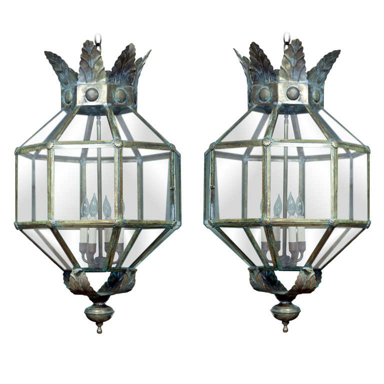 pair of Italian lanterns/ Italian lantern at 1stDibs