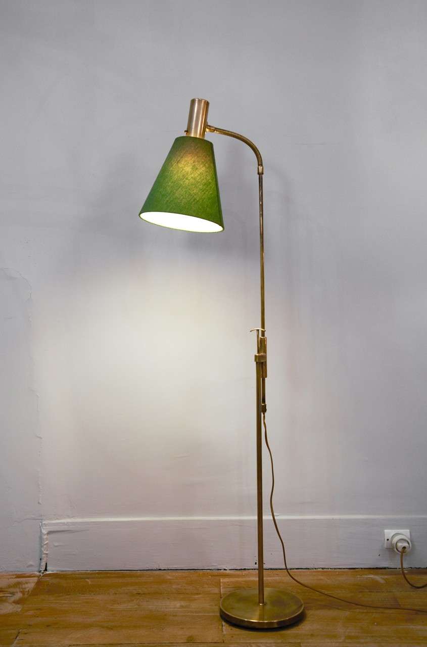 Pair Of Unusual Reading Lamps By Belysning , Sweden, 1950's at 1stDibs