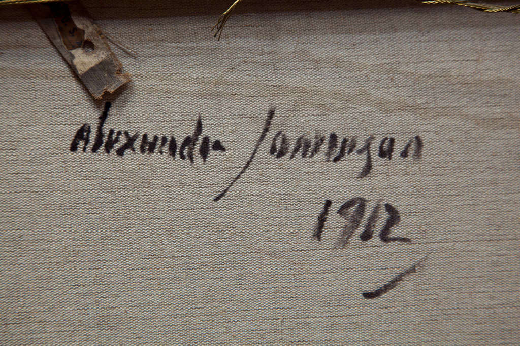 Flora in Versailles Oil on Canvas by Listed Artist Alexander Jamieson ...