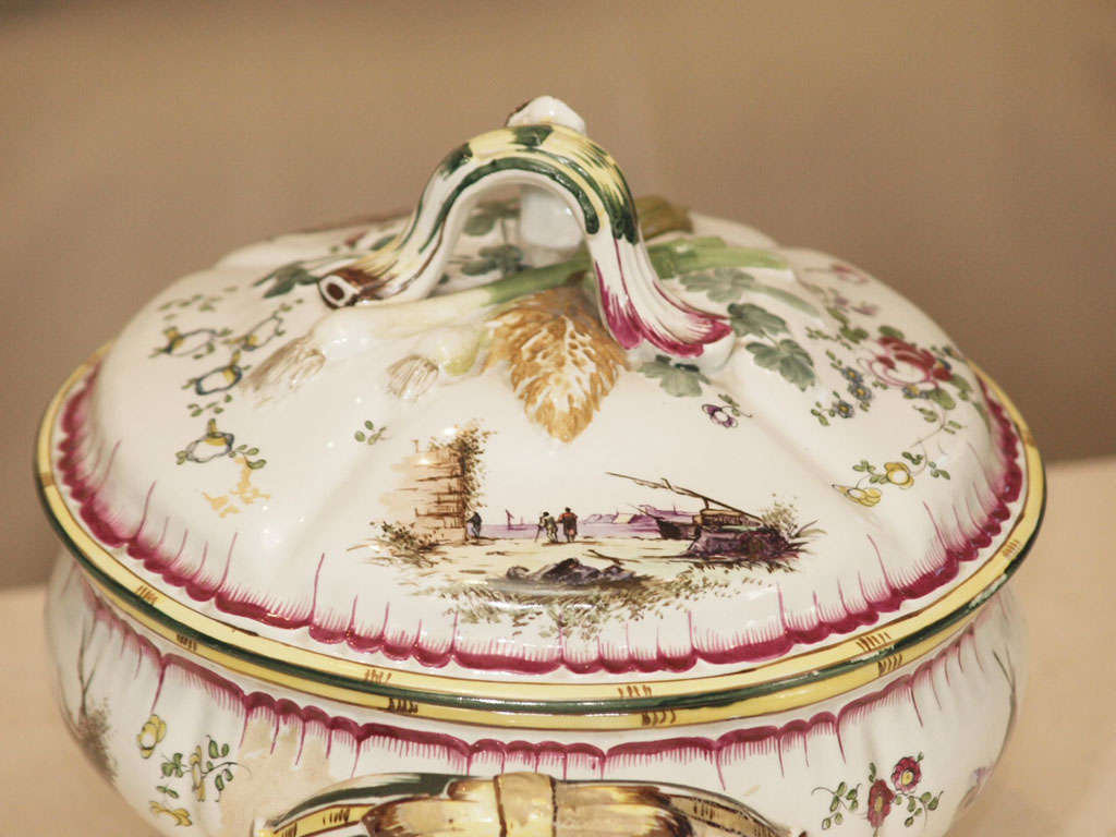 Marseille Porcelain Tureen at 1stDibs