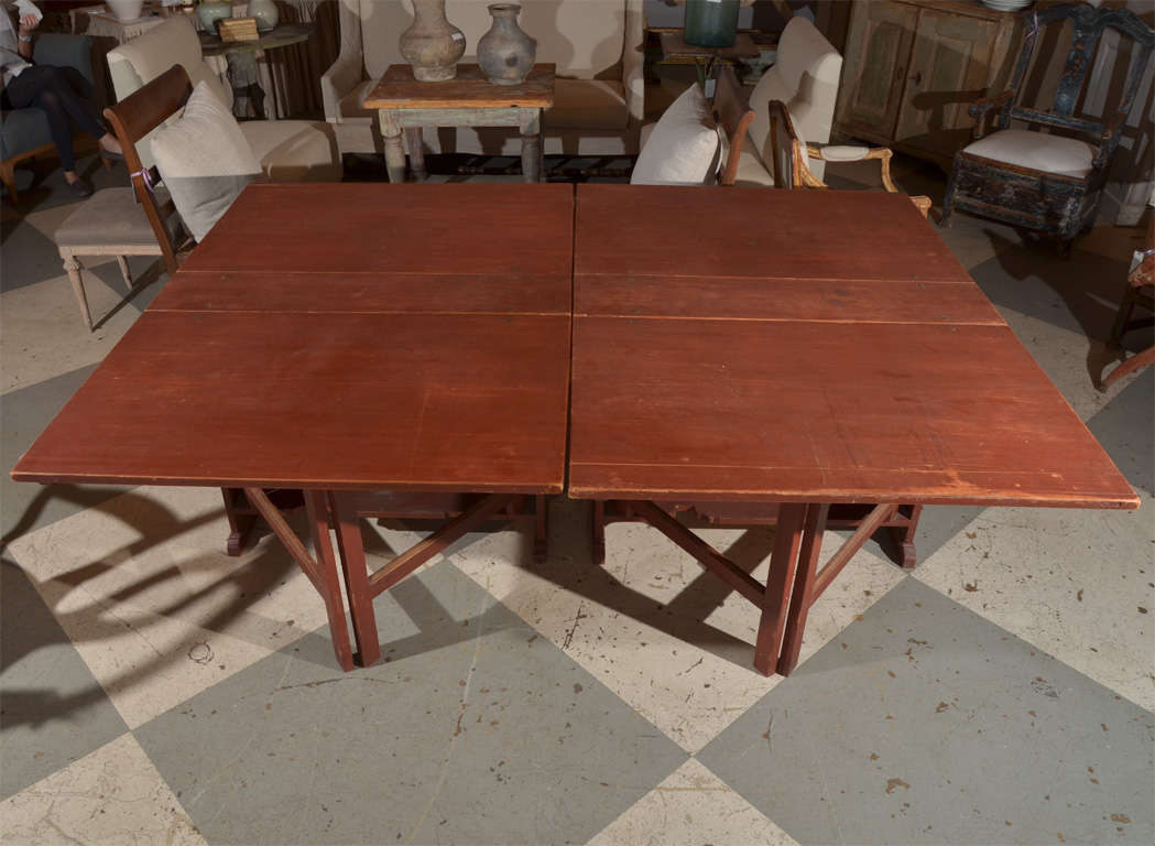 Pair of drop leaf tables at 1stDibs