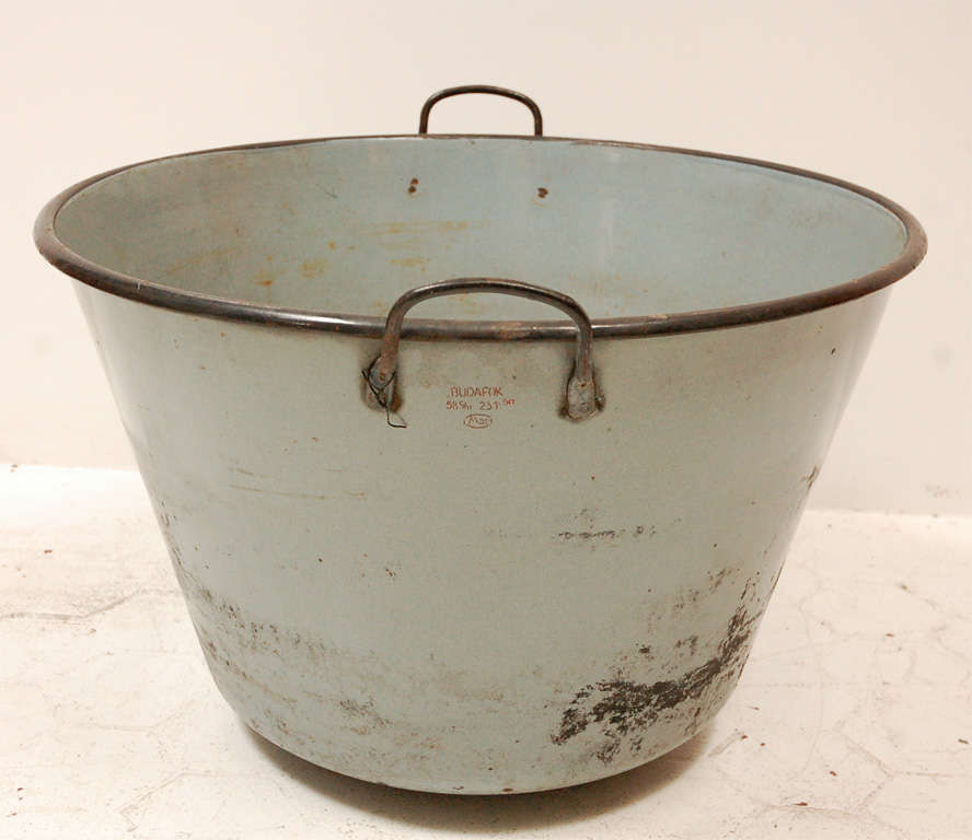Large Metal Cauldron at 1stDibs