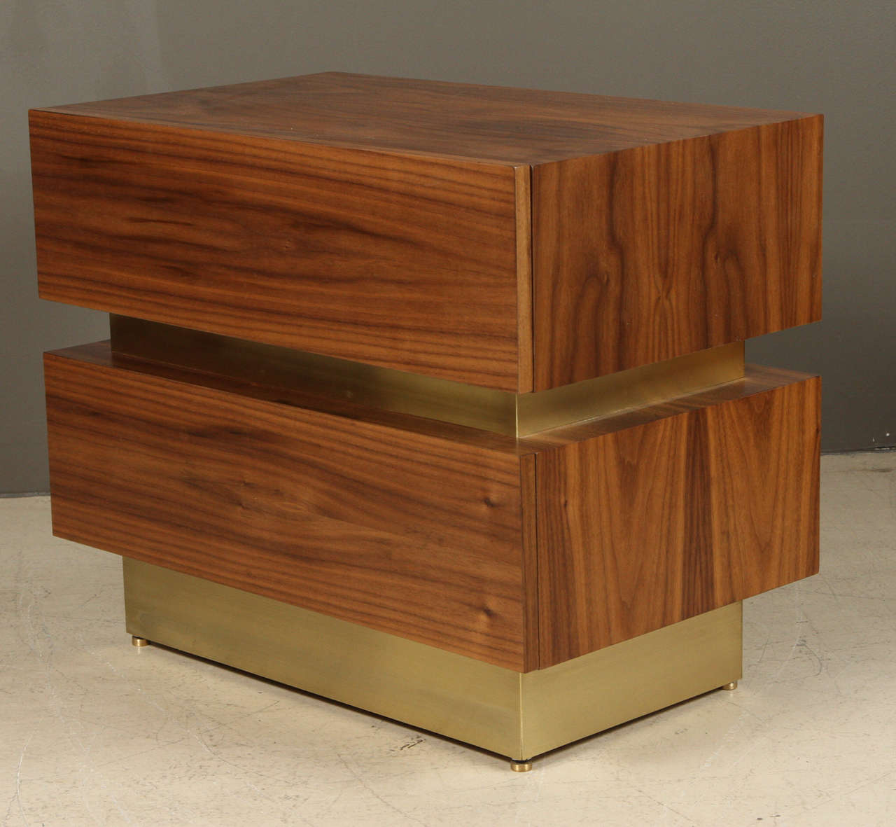 Stacked Box Nightstands by Lawson-Fenning at 1stDibs