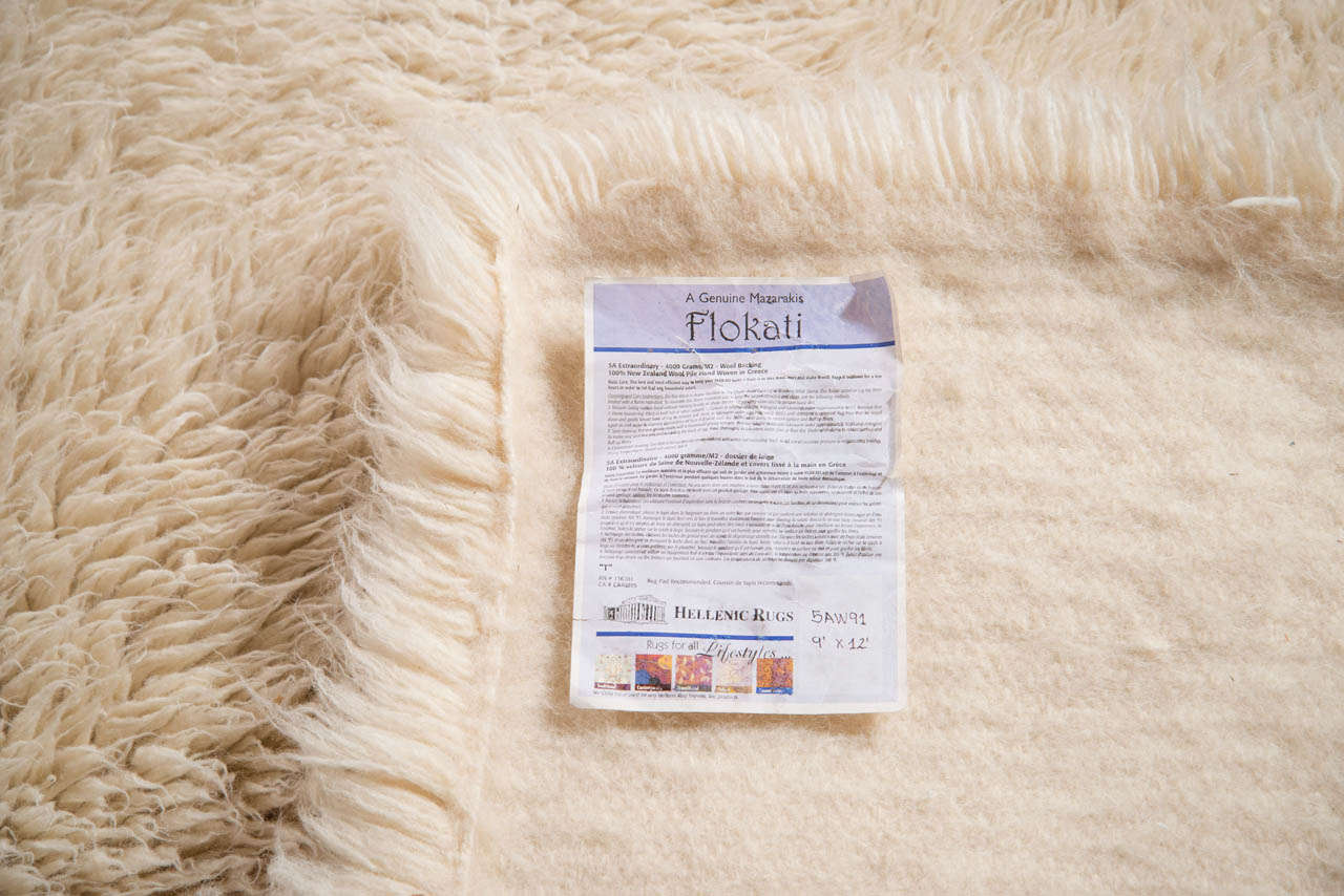 Luxurious Genuine Mazarakis Hand Woven Flokati Rug at 1stDibs