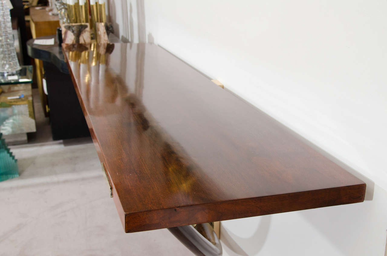 A Midcentury Maurice Bailey for Monteverdi Young Wall Mounted Console ...