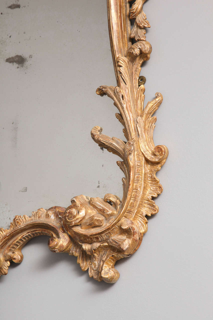 George II Rococo Giltwood Two-Plate Mirror For Sale at 1stDibs | george ...