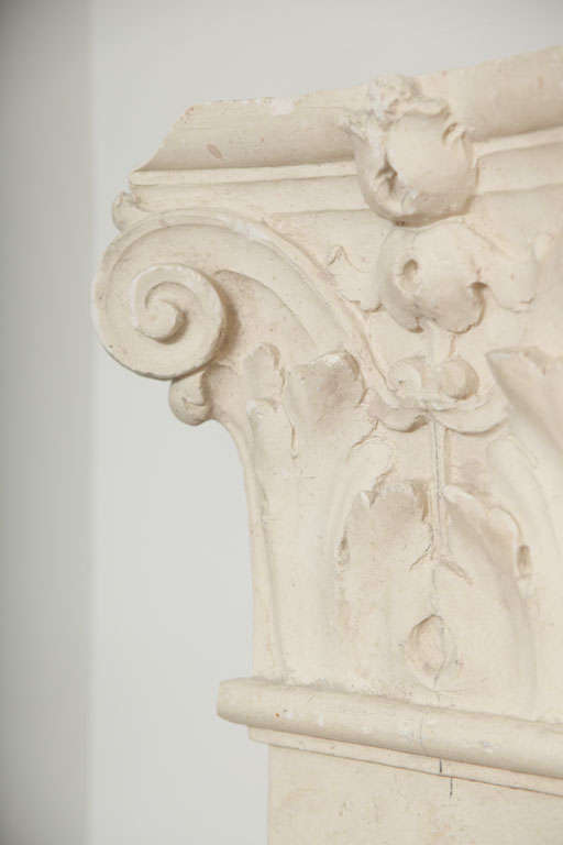 Old Plaster Corinthian Column Mold at 1stDibs | decorative column mold