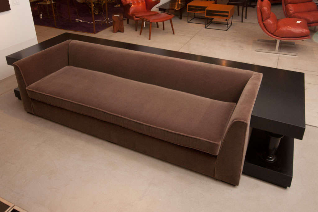 Stunning Sofa And Wrap Around Console By James Mont at 1stDibs | wrap ...