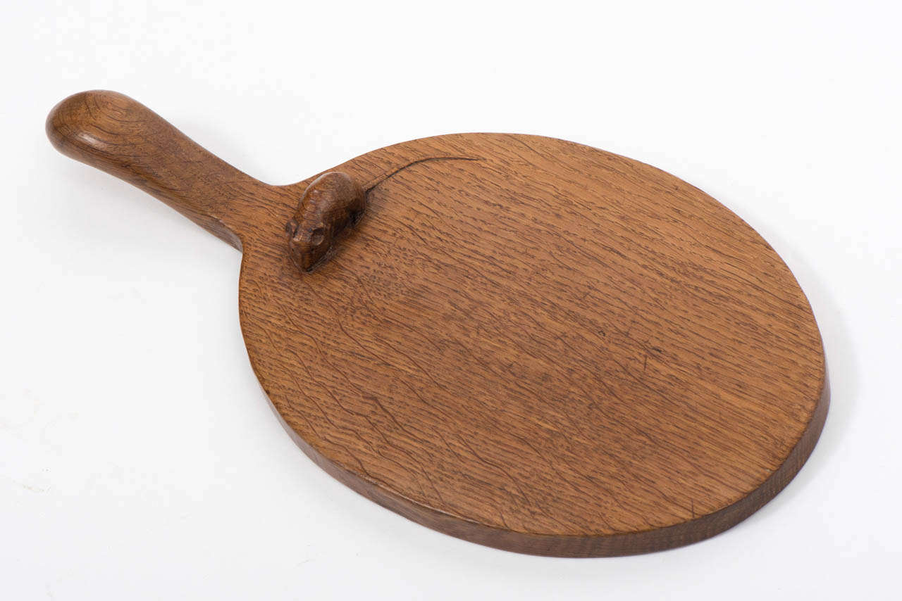 Early Robert Thompson "Mouseman" Cheeseboard at 1stDibs