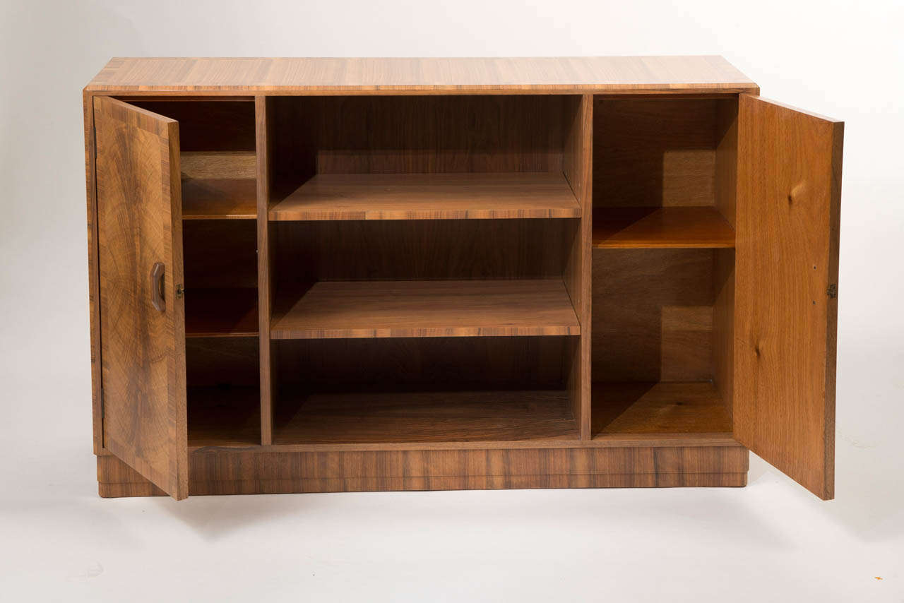 A Walnut Bookcase by Heals of London at 1stDibs