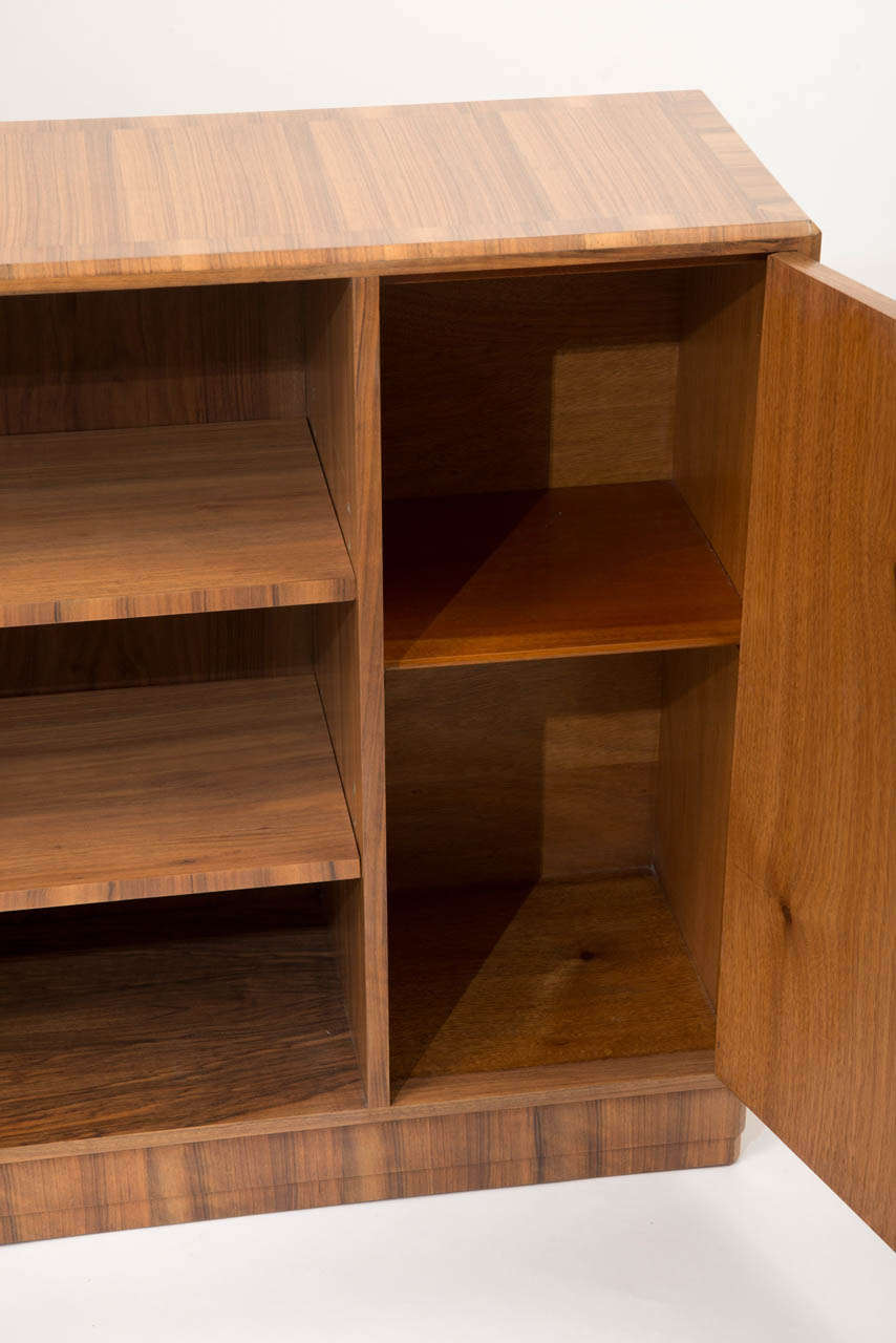 A Walnut Bookcase by Heals of London at 1stDibs