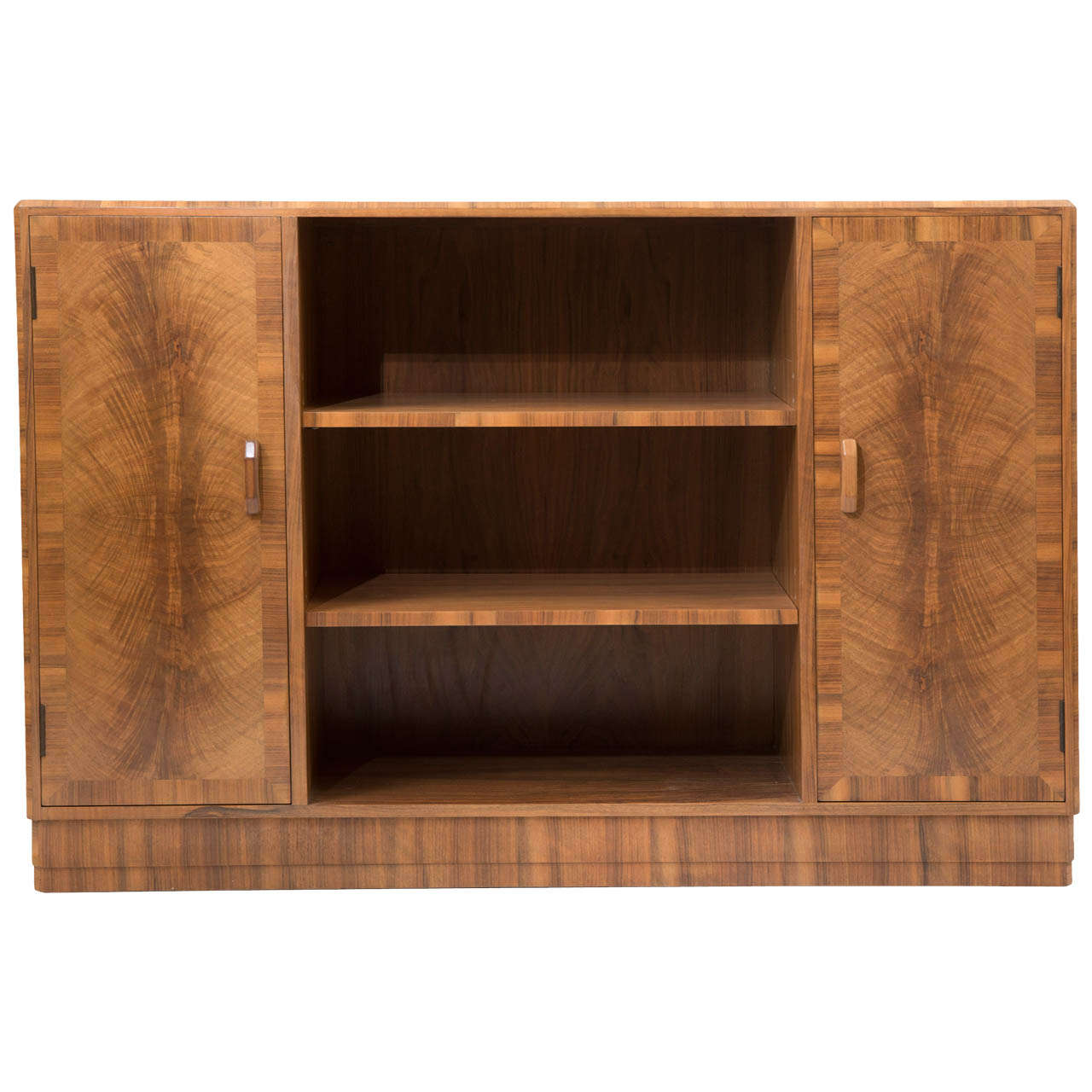 A Walnut Bookcase by Heals of London at 1stDibs