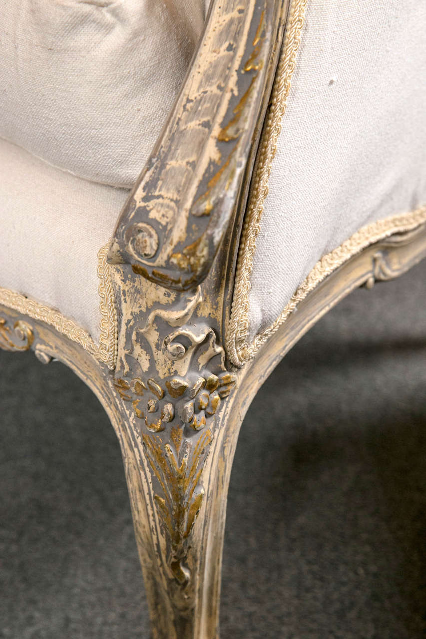 Pair of French Rococo Style Wingback Bergère Chairs at 1stDibs | rococo ...