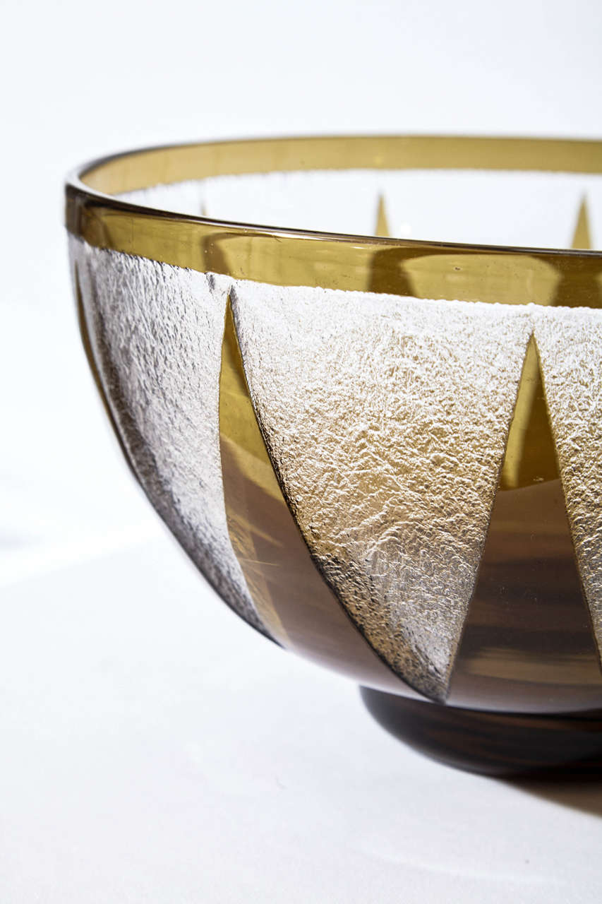Daum, Art Deco Bowl at 1stDibs