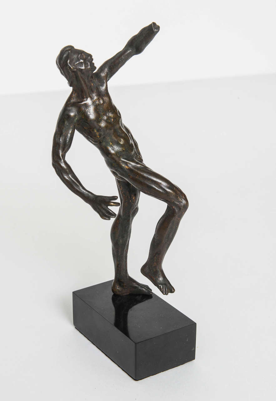 French Bronze Ecorche Figure of a Man, after the model by Pietro ...