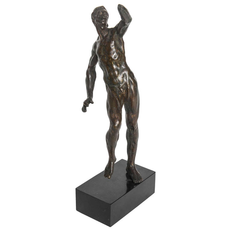 French Bronze Ecorche Figure of a Man, after the model by Pietro ...