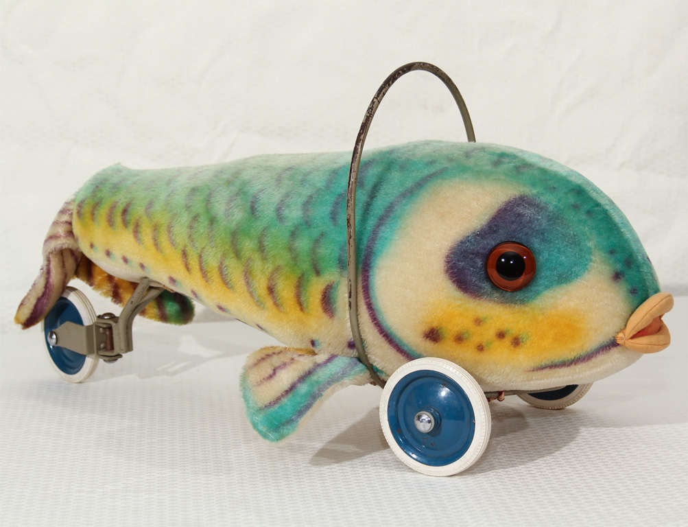 Steiff Fish Riding Toy at 1stDibs | kaws astroboy
