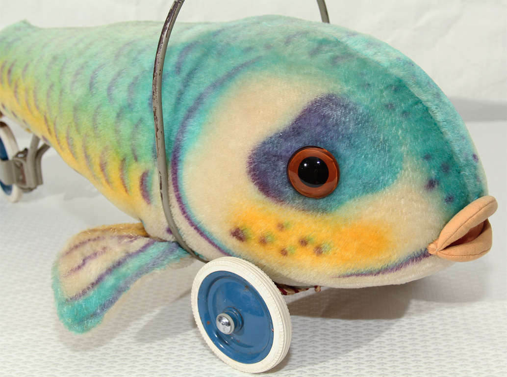 Steiff Fish Riding Toy at 1stDibs | kaws astroboy