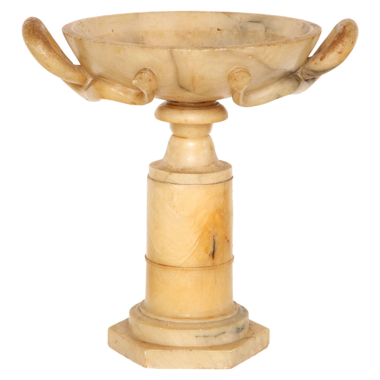 19th Century Italian Alabaster Tatza For Sale at 1stDibs