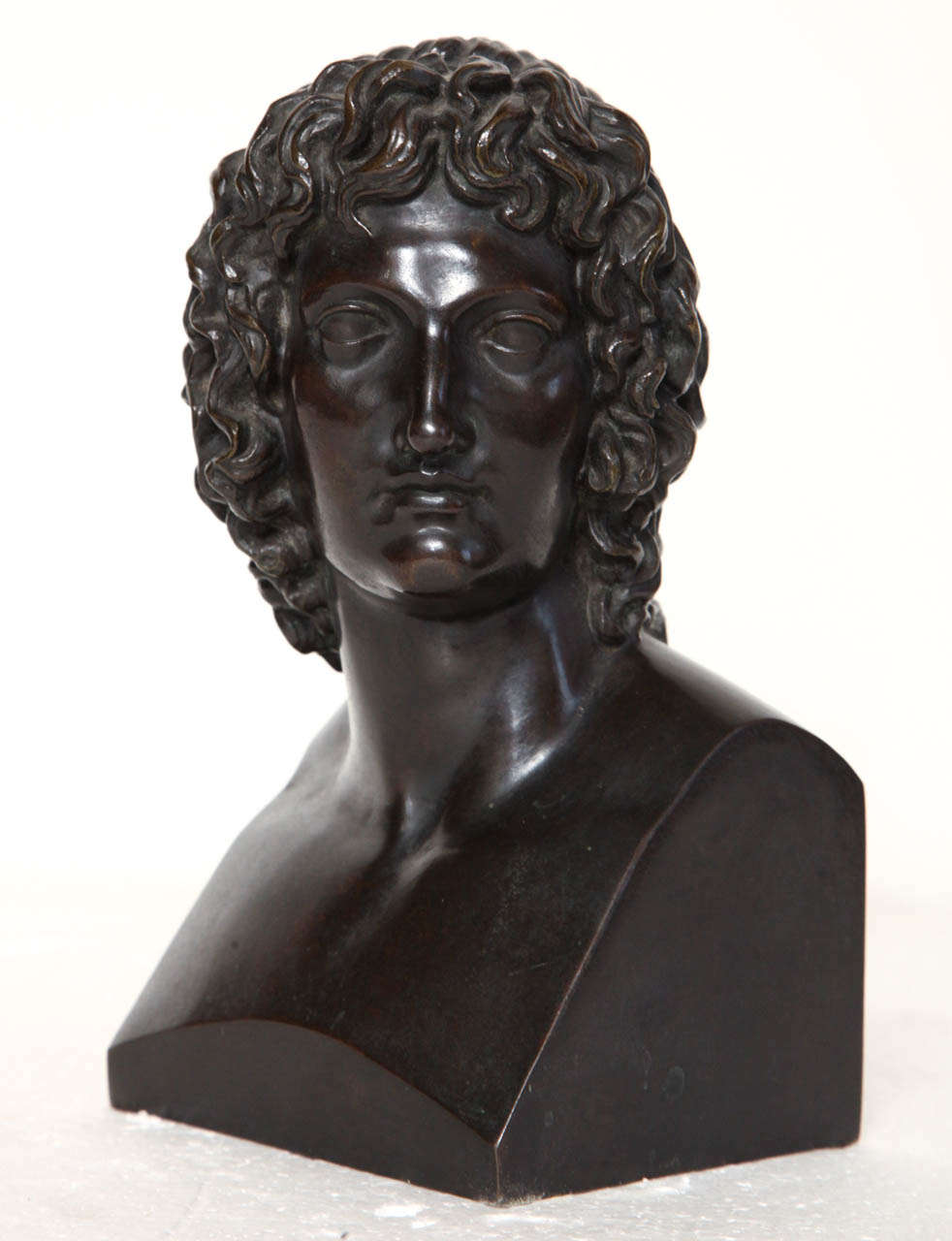 19th Century French, Grand Tour Bronze Bust of Alexander The Great at ...