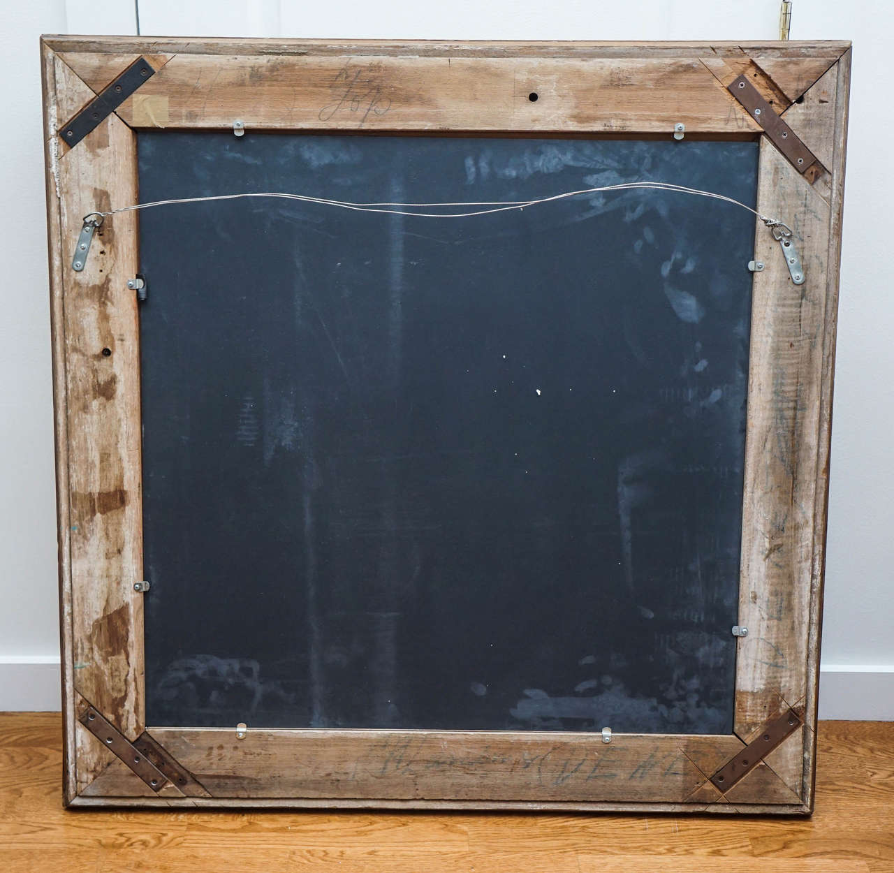 Large Wood Frame Mirror at 1stDibs | large wood framed mirror, large ...