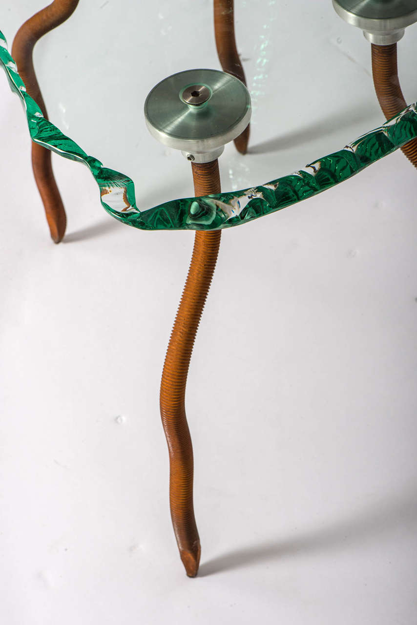 Danny Lane “Etruscan" glass and steel chair, England 1988 at 1stDibs ...