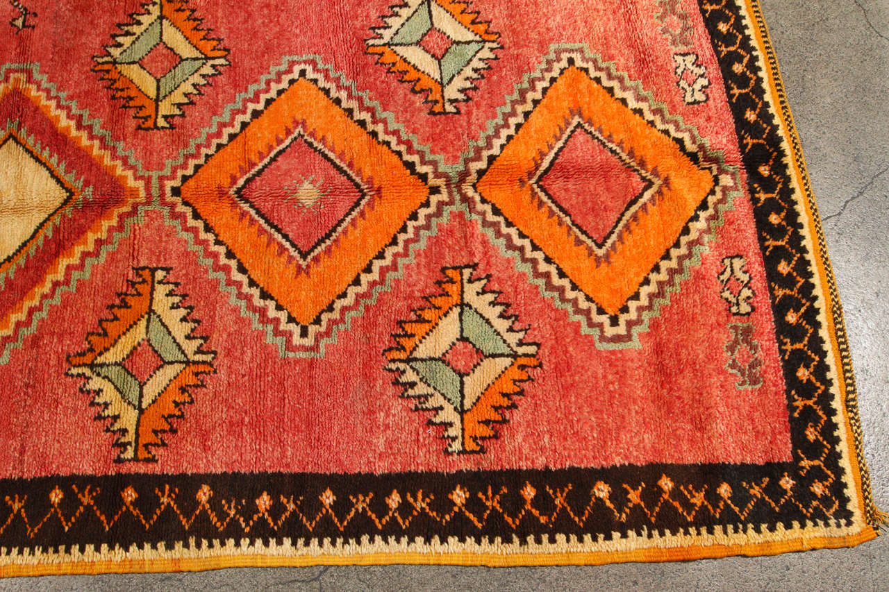 Vintage Moroccan Tribal Rug Runner Matisse Style at 1stDibs | moroccan ...