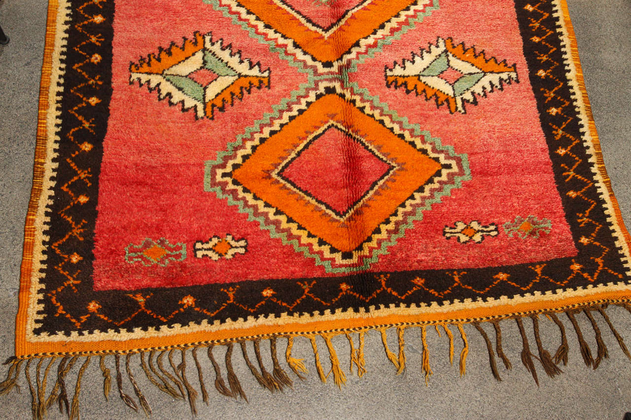Vintage Moroccan Tribal Rug Runner Matisse Style at 1stDibs | moroccan ...