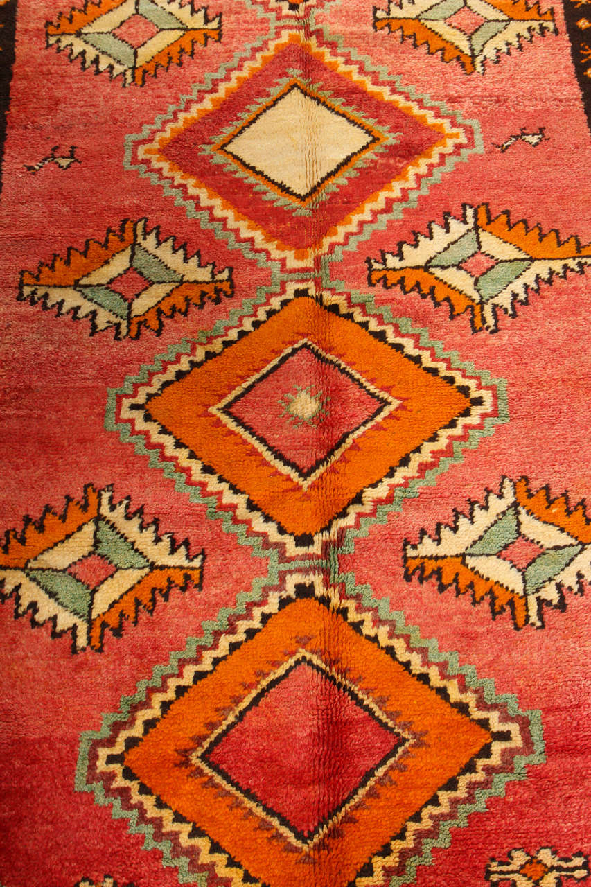 Vintage Moroccan Tribal Rug Runner Matisse Style at 1stDibs | moroccan ...