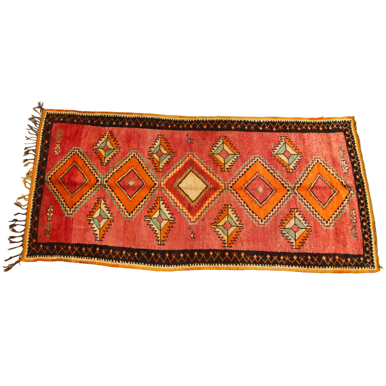 Vintage Moroccan Tribal Rug Runner Matisse Style at 1stDibs | moroccan ...
