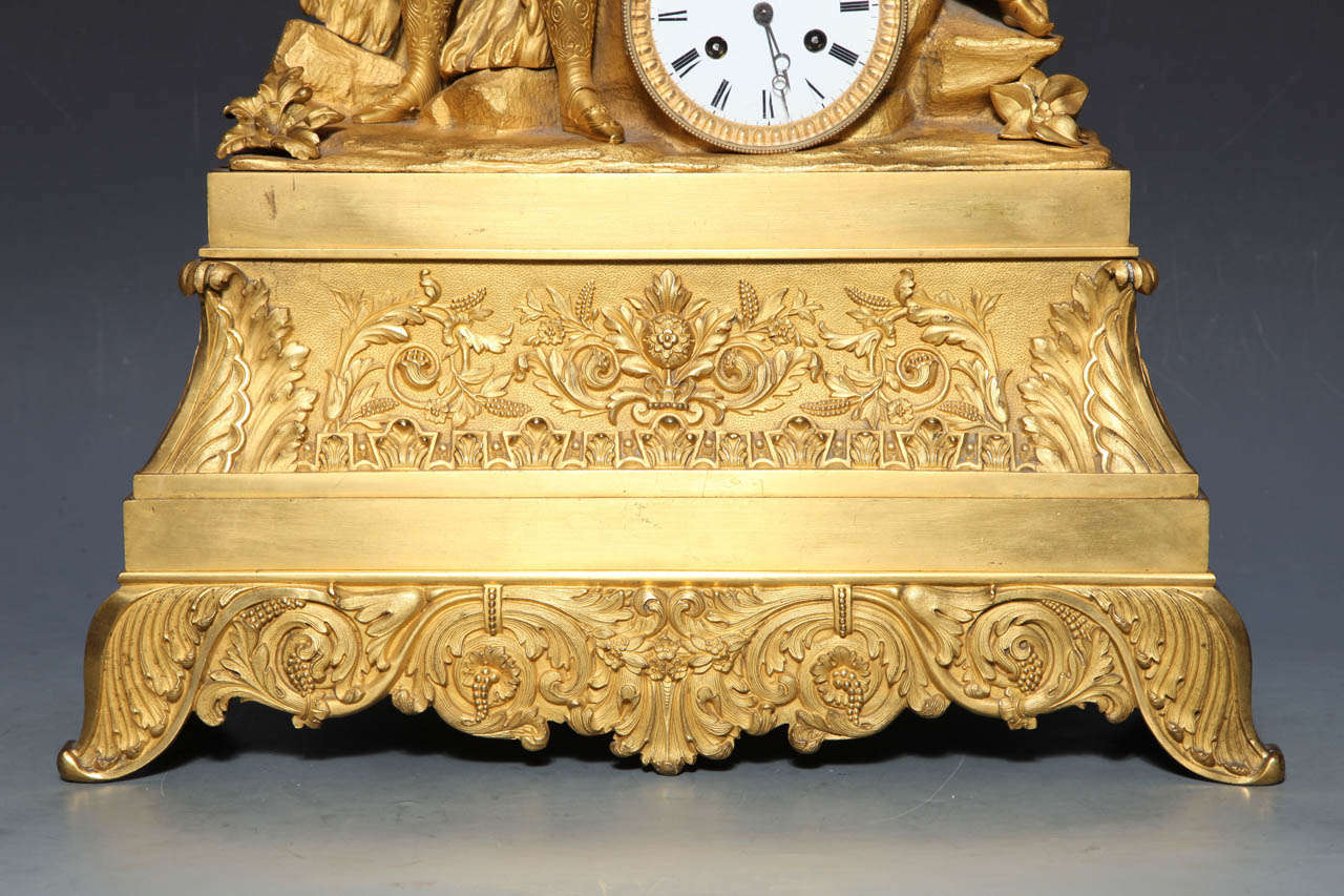 Gilt Bronze Clock with Arab Prince and Princess made for the ...