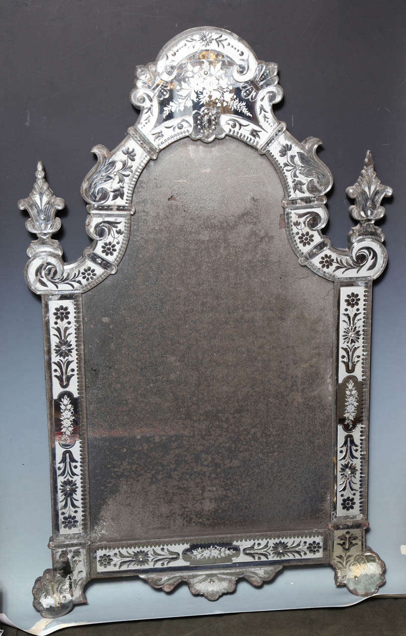 Exceptionally Fine Pair of Oversized Early Venetian Mirrors at 1stDibs ...