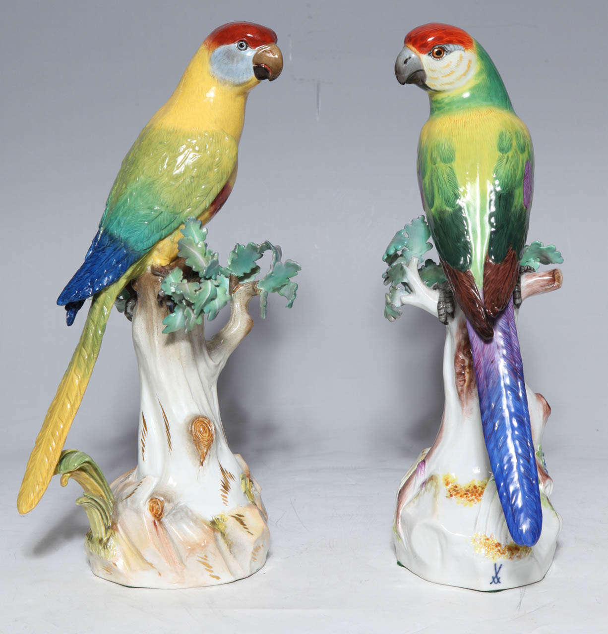 Pair of Meissen Porcelain Figures of Parrots at 1stDibs | meissen ...