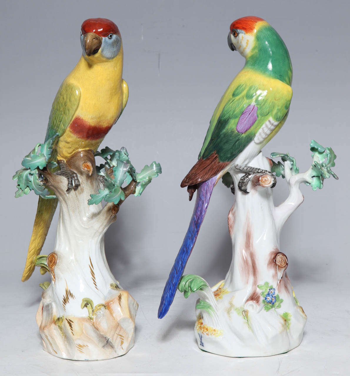 Pair of Meissen Porcelain Figures of Parrots at 1stDibs | meissen ...
