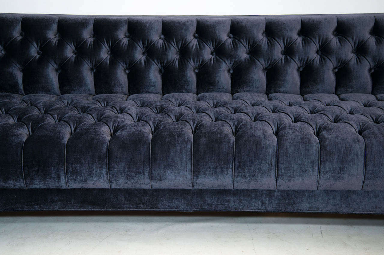 Modern Tufted Velvet Sofa For Sale at 1stDibs | modern velvet sofas ...