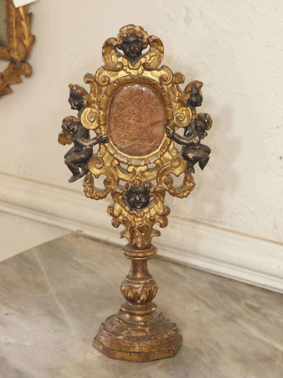 18th C. Italian Parcel Gilt Reliquary at 1stDibs | reliquary for sale