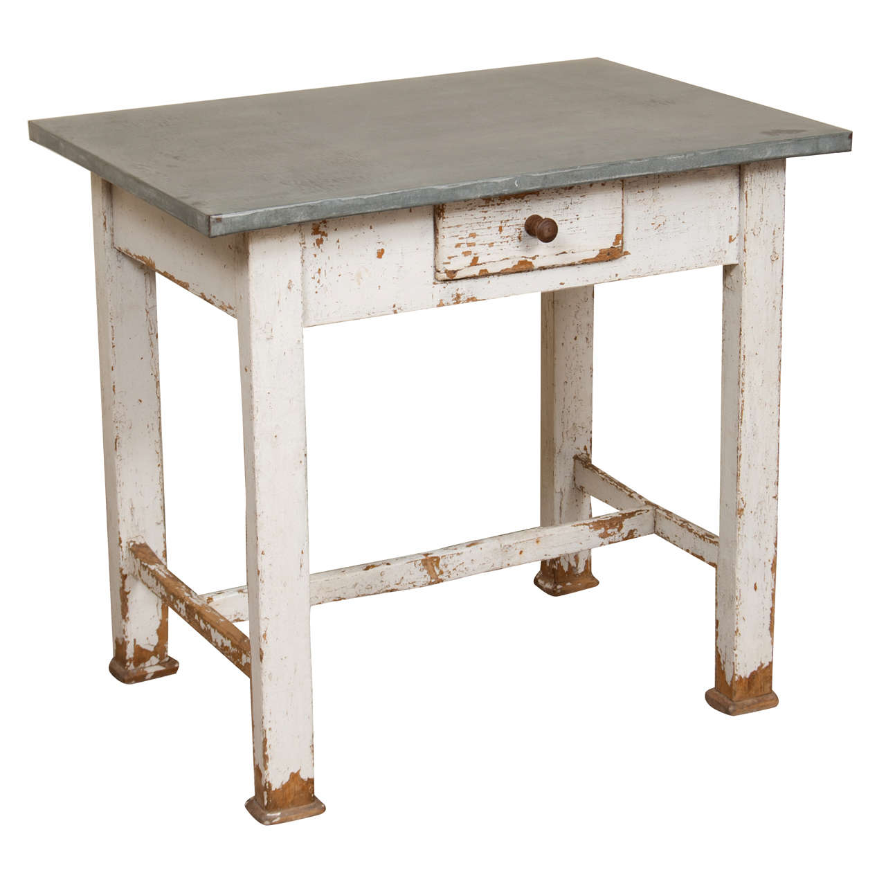 Pine Zinc-Topped Table at 1stDibs