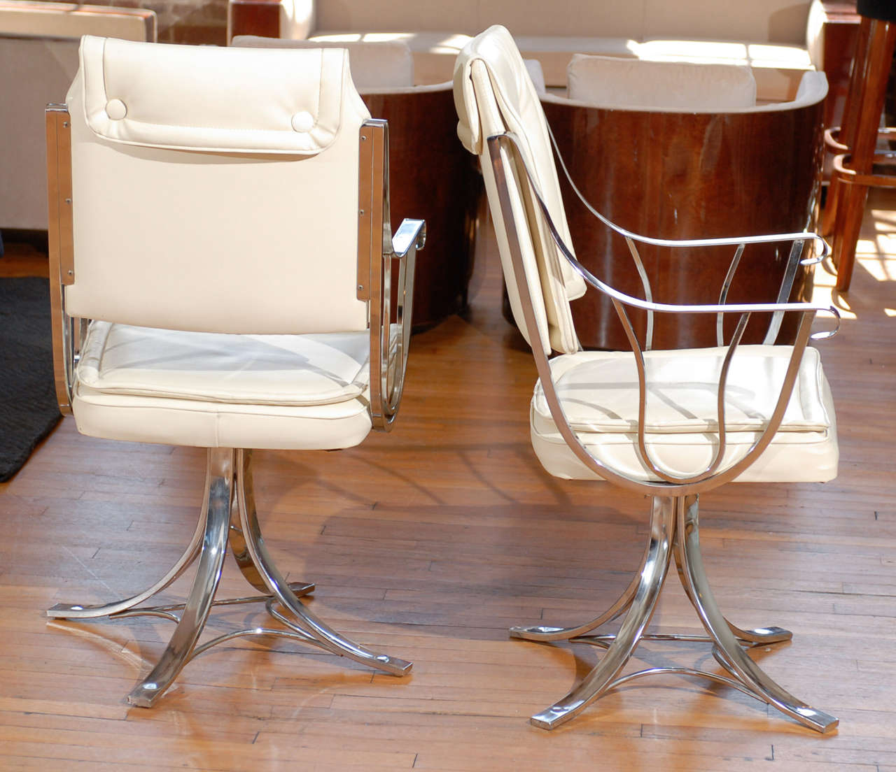 Set of Four Vintage Swivel Armchairs by Contempo at 1stDibs | contempo ...