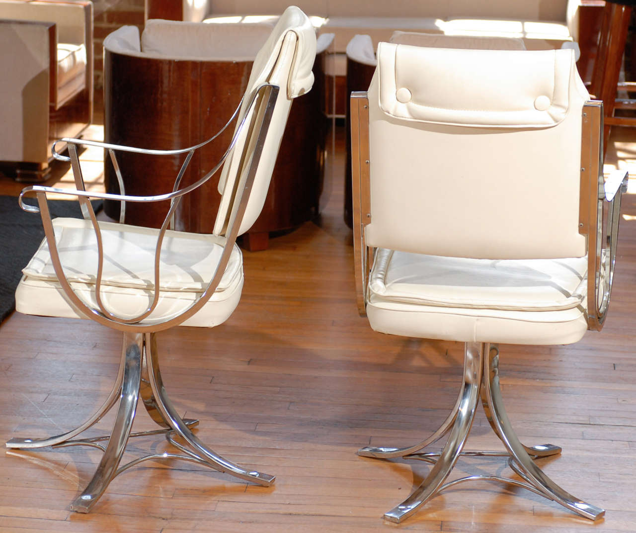 Set of Four Vintage Swivel Armchairs by Contempo at 1stDibs | contempo ...