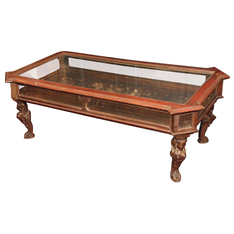 Italian Vitrine Table at 1stDibs