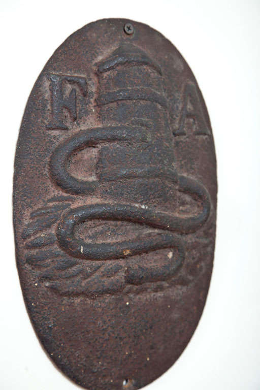 Philadelphia Fire Marker For Sale at 1stDibs