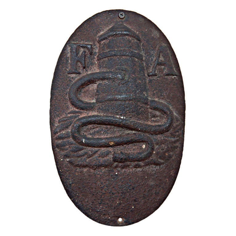 Philadelphia Fire Marker For Sale at 1stDibs