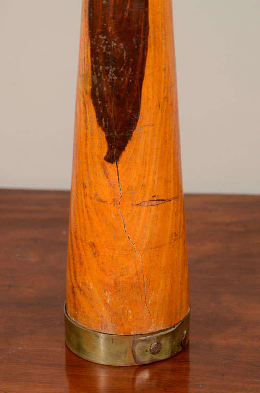 19th Century Sailor's Fid Made of Lignum Vitae and Brass For Sale at ...