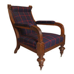 19th C Library Chair at 1stDibs